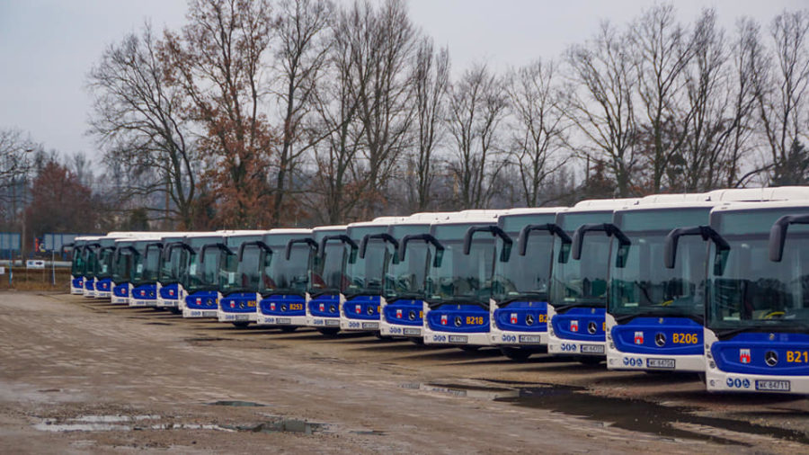 49 nowych Mercedesów wyposażonych w autorskie rozwiązania SIMS w Bydgoszczy